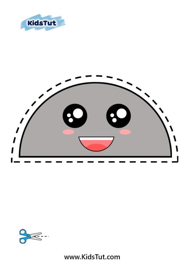 Easy Shape-cutting worksheets for kids - KidsTut