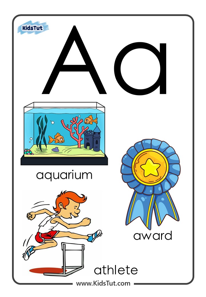 Simple ‘A’ Words for Kids: Printable Worksheets - KidsTut