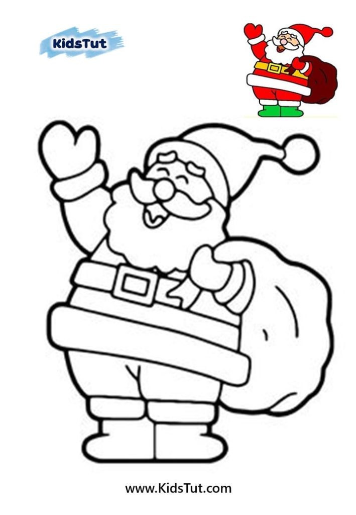 New Christmas coloring pages for kids - KidsTut