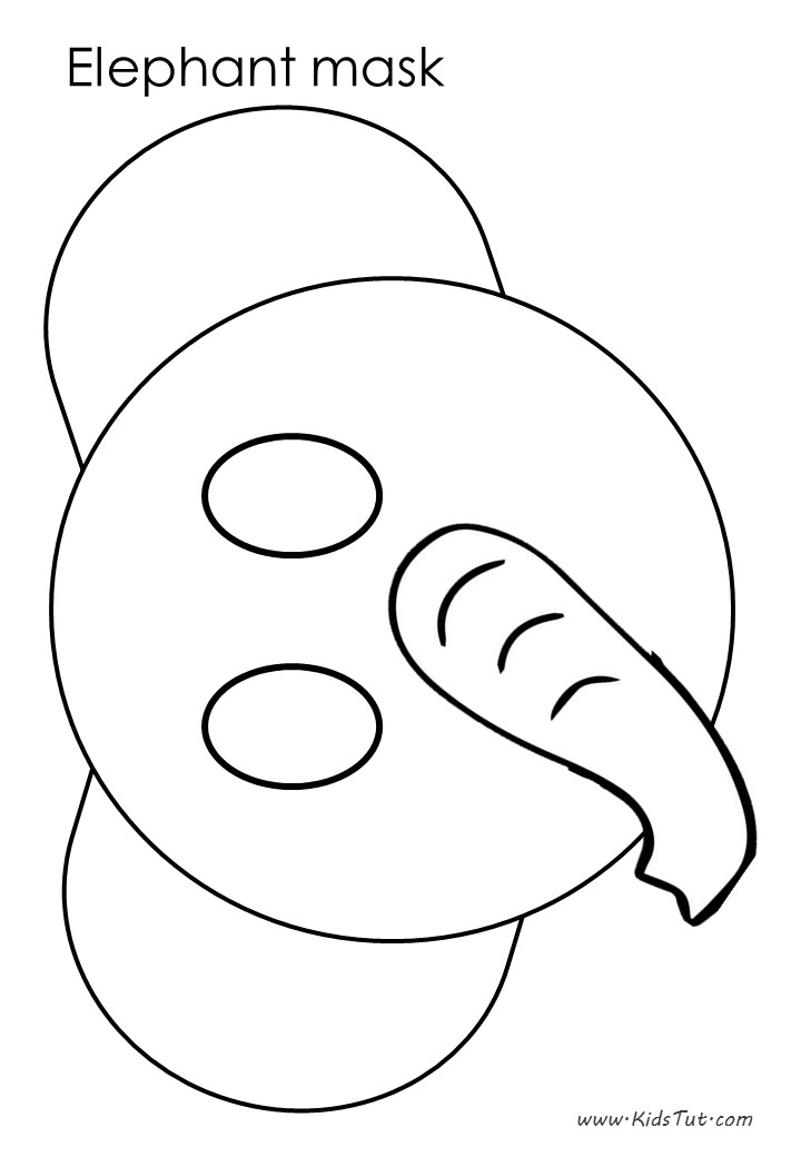 Printable Animal mask Templates for kids - KidsTut