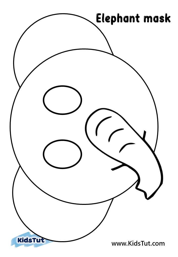 Free Cute Animal Face Mask Templates for kids - KidsTut