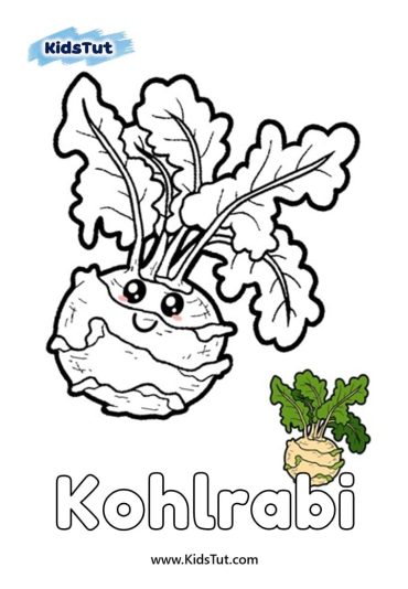 Free Printable Vegetable coloring pages for kids - KidsTut