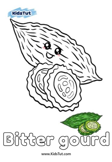 Free Printable Vegetable coloring pages for kids - KidsTut