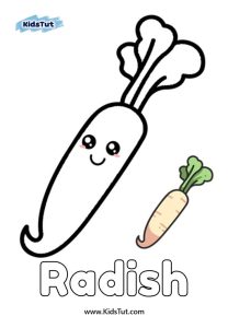 Free Printable Vegetable coloring pages for kids - KidsTut