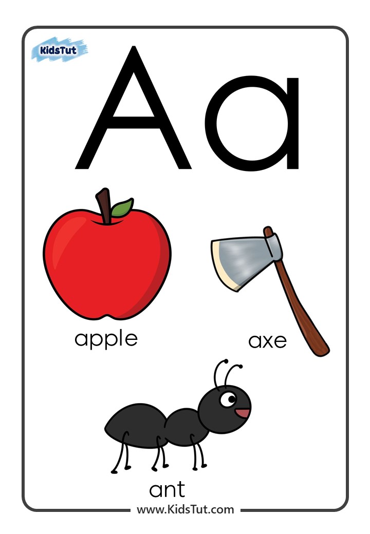 Simple ‘A’ Words for Kids: Printable Worksheets - KidsTut