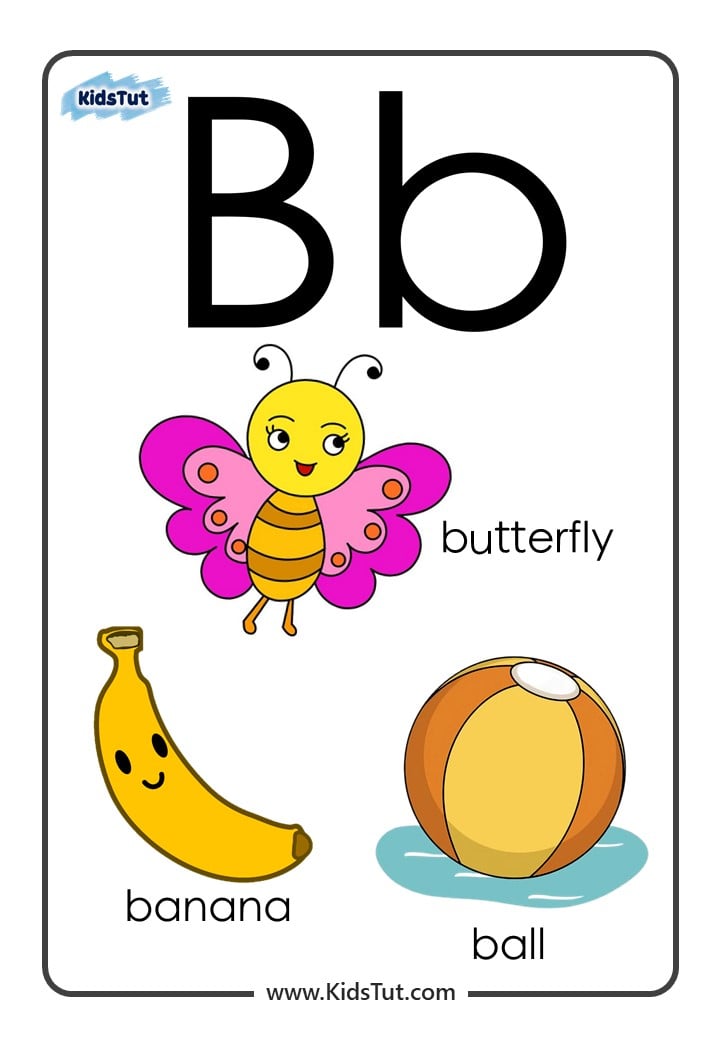 Easy ‘B’ Words with Simple Examples for Kids - KidsTut