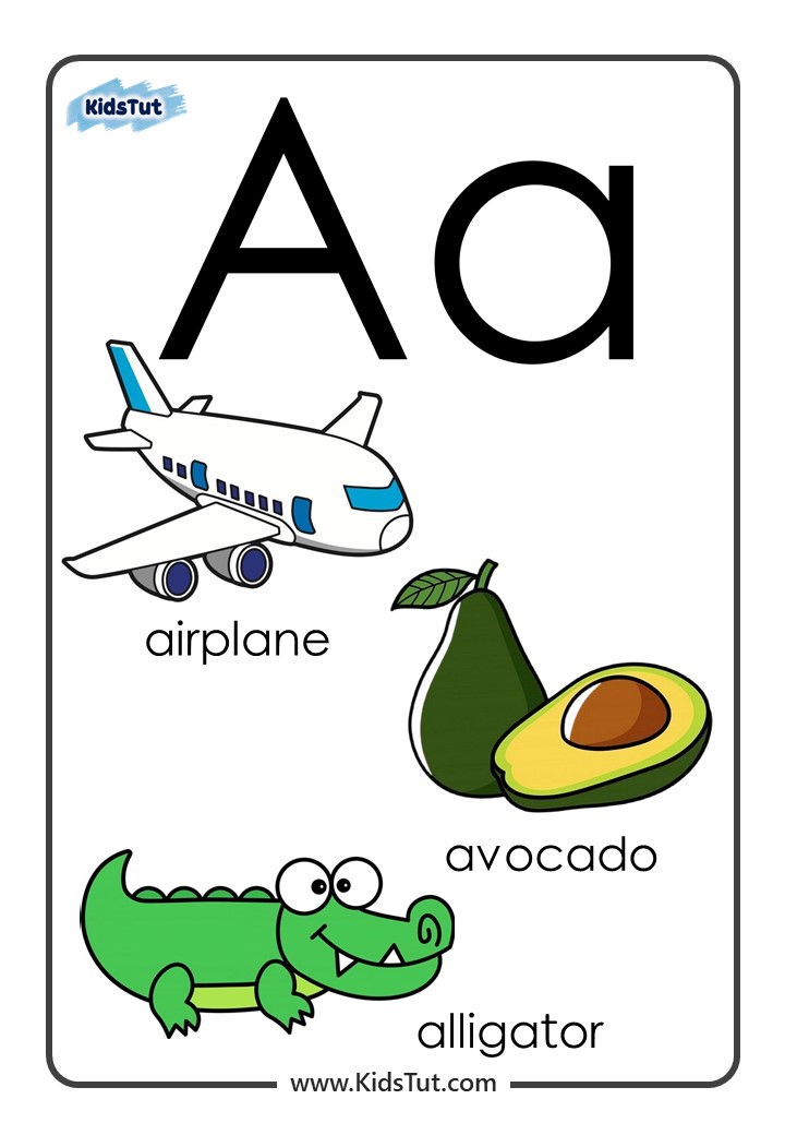 Simple ‘A’ Words for Kids: Printable Worksheets - KidsTut