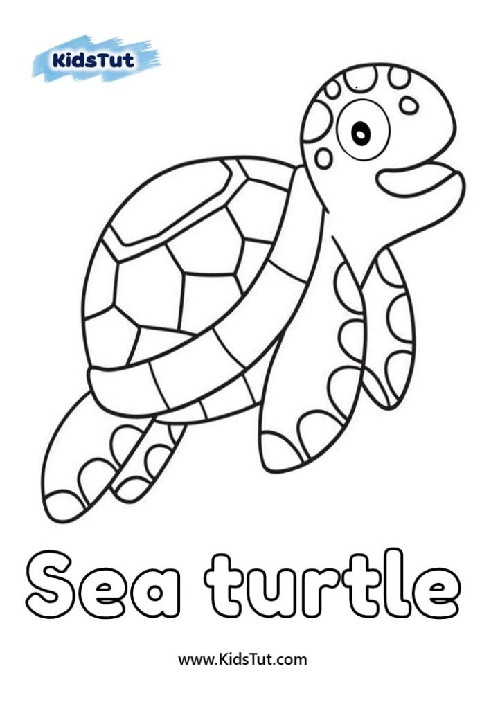 Free Printable Sea animals coloring pages for kids - KidsTut