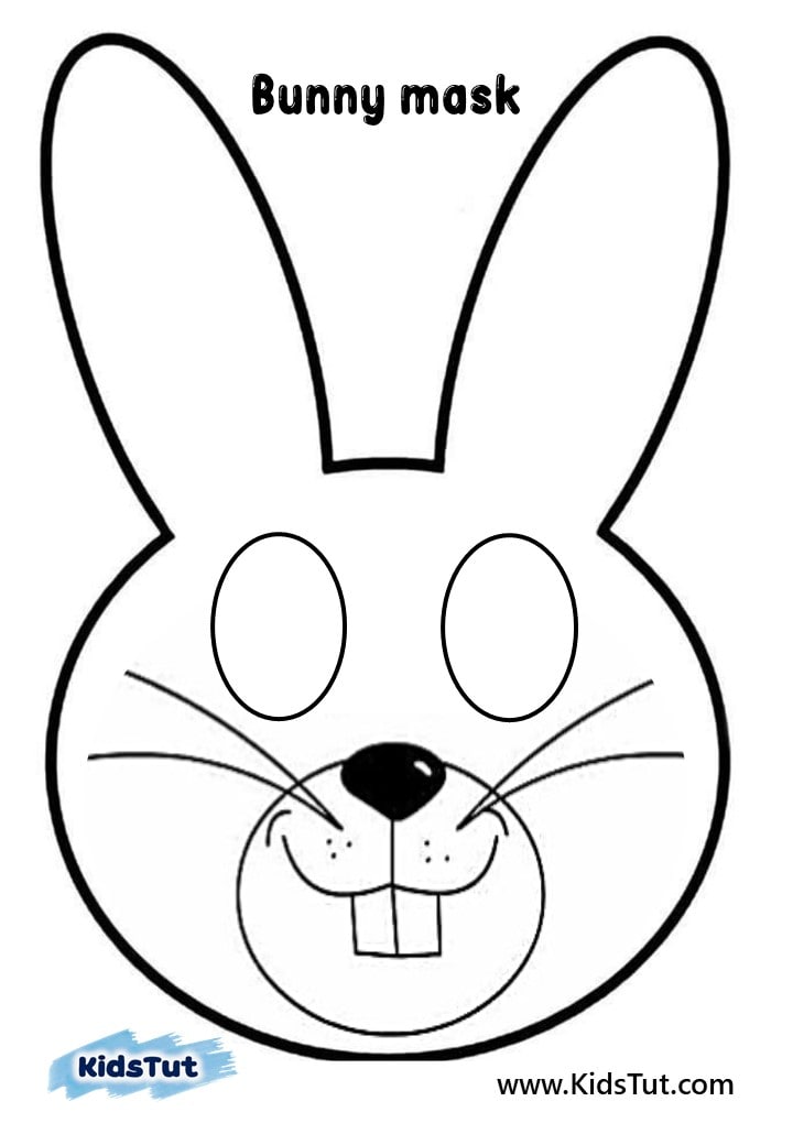 Free Cute Animal Face Mask Templates for kids - KidsTut