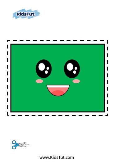 Easy Shape-cutting worksheets for kids - KidsTut