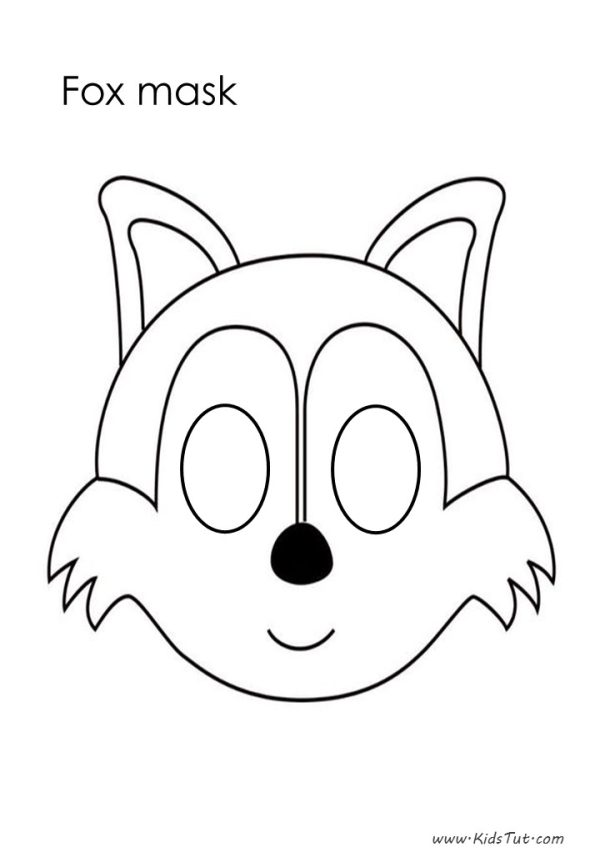Printable Animal mask Templates for kids - KidsTut