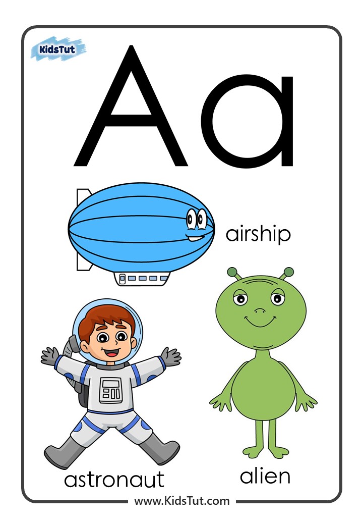 Simple ‘A’ Words for Kids: Printable Worksheets - KidsTut