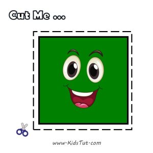 Easy Shape-cutting worksheets for kids - KidsTut