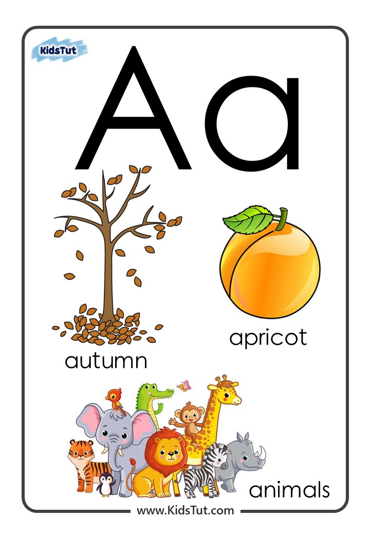 Simple ‘A’ Words for Kids: Printable Worksheets - KidsTut