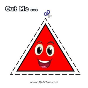 Easy Shape-cutting worksheets for kids - KidsTut