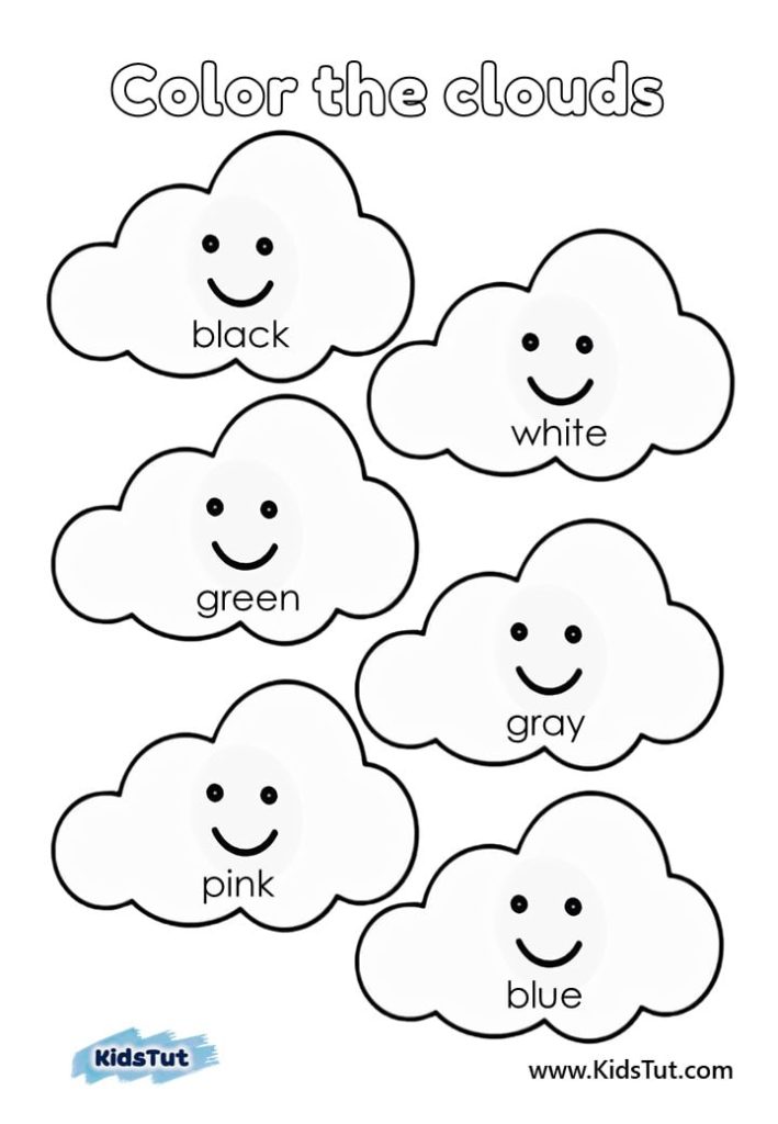 Fun and Easy Learning colors worksheets for kids - KidsTut