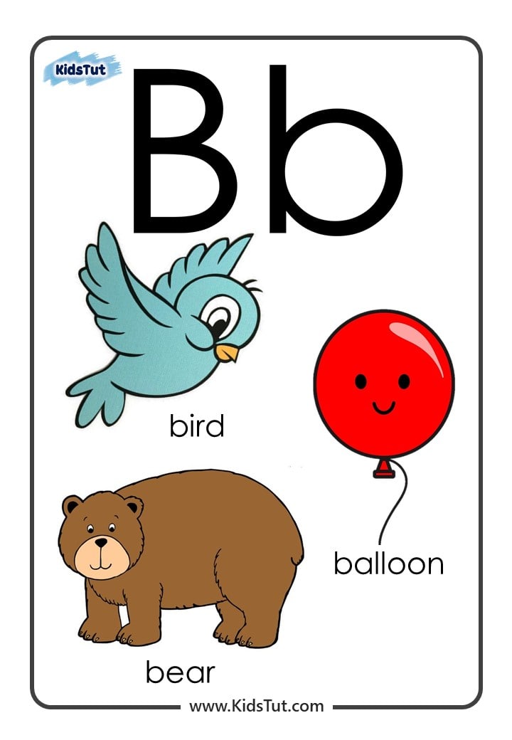 Easy ‘B’ Words with Simple Examples for Kids - KidsTut