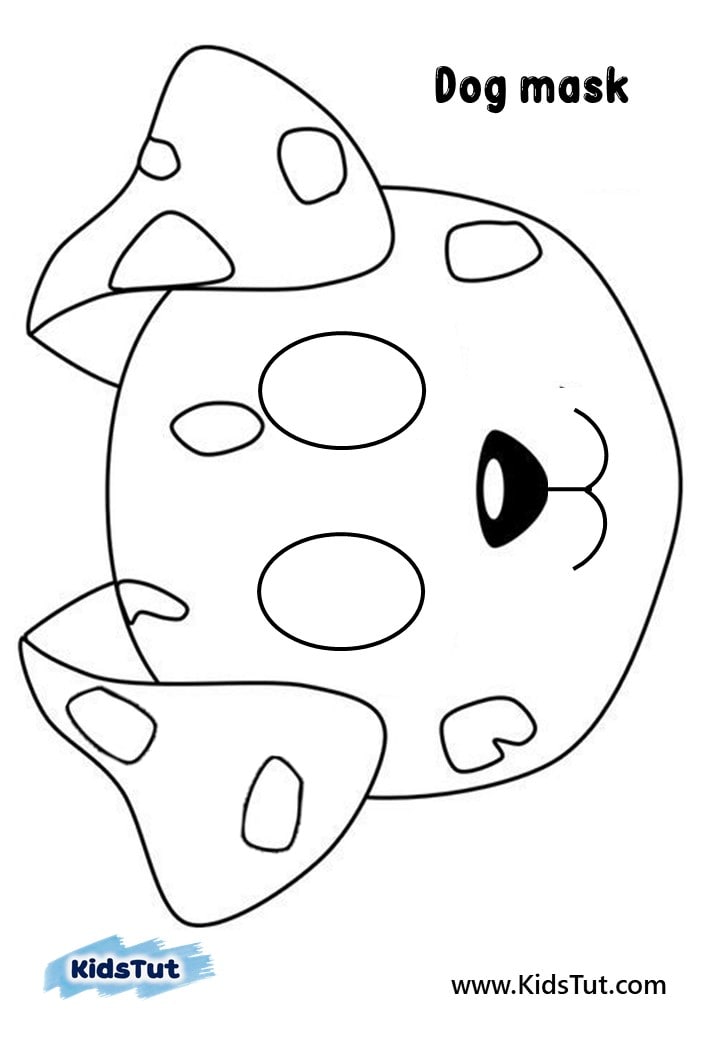 Free Cute Animal Face Mask Templates for kids - KidsTut