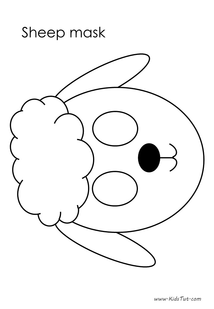 Printable Animal mask Templates for kids - KidsTut