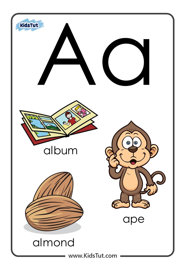 Simple ‘A’ Words for Kids: Printable Worksheets - KidsTut