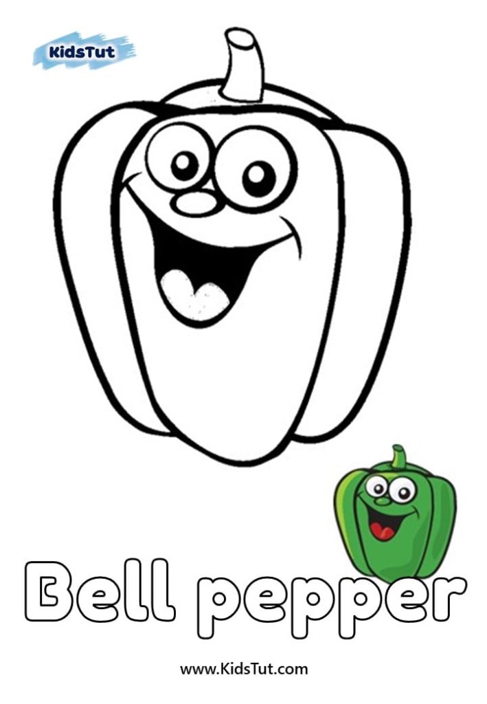 Free Printable Vegetable coloring pages for kids - KidsTut