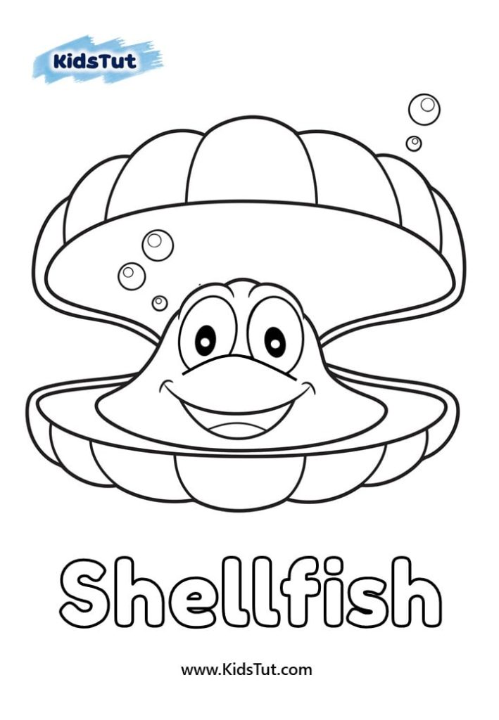 Free Printable Sea animals coloring pages for kids - KidsTut