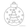 Wonderful Christmas ornaments coloring pages for kids - KidsTut