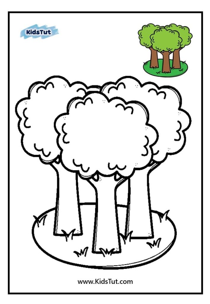 Easy and Simple Coloring pages for kids - KidsTut