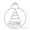 Wonderful Christmas ornaments coloring pages for kids - KidsTut