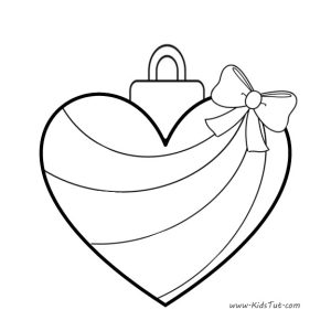 Wonderful Christmas ornaments coloring pages for kids - KidsTut