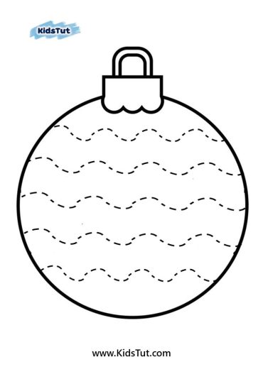 Free Christmas Ornaments Tracing time for Kids - KidsTut