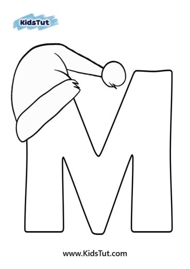 Amazing Christmas Letters coloring pages for kids - KidsTut