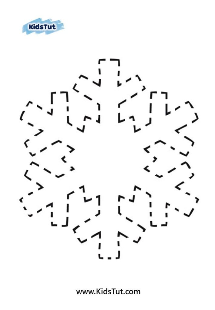 Easy and fun Christmas tracing worksheets for kids - KidsTut