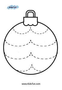 Free Christmas Ornaments Tracing time for Kids - KidsTut