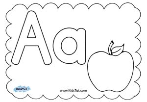 Free Printable Alphabet coloring book for kids - KidsTut