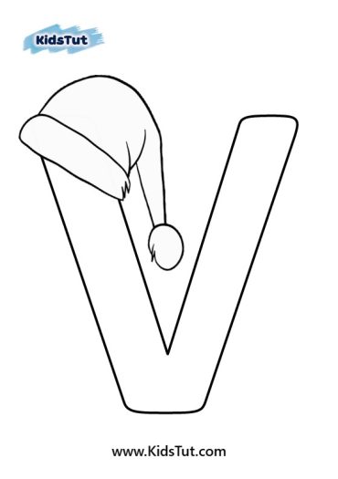 Amazing Christmas Letters coloring pages for kids - KidsTut