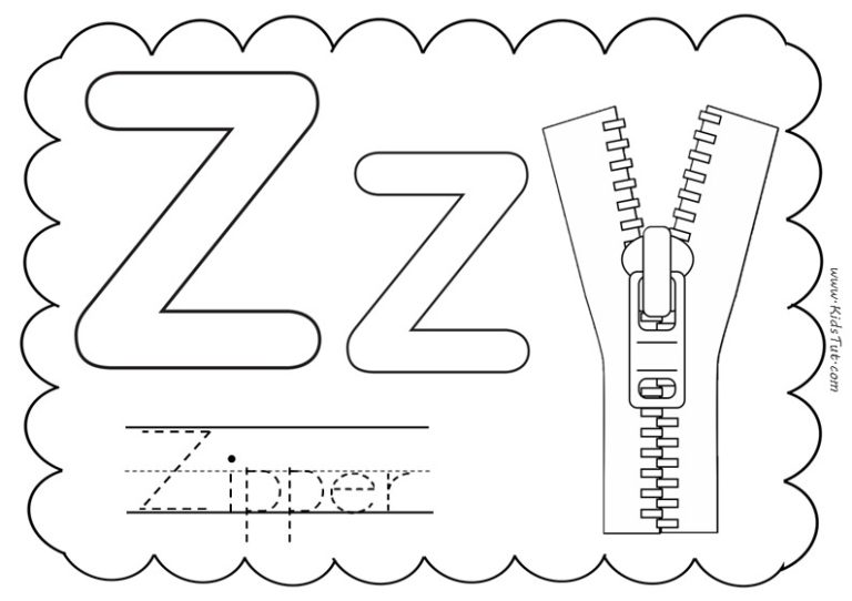 Free Printable ABC Alphabet coloring book for kids - KidsTut