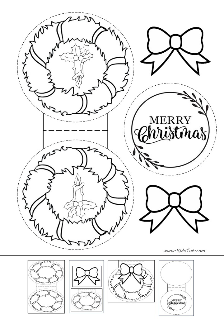 Creative Christmas card ideas and templates for kids - KidsTut