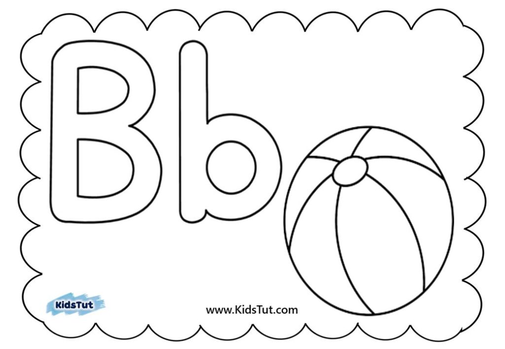 Free Printable Alphabet coloring book for kids - KidsTut