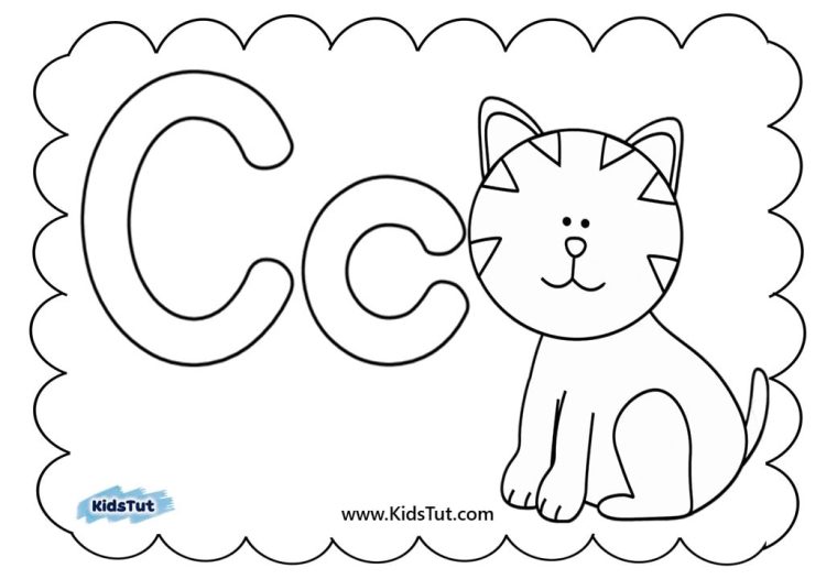 Free Printable Alphabet coloring book for kids - KidsTut