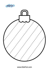 Free Christmas Ornaments Tracing time for Kids - KidsTut
