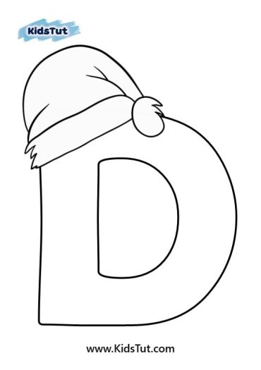 Amazing Christmas Letters coloring pages for kids - KidsTut