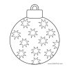 Wonderful Christmas ornaments coloring pages for kids - KidsTut