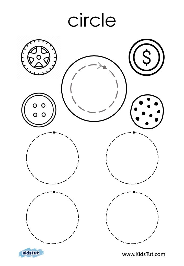 New Basic Shapes Worksheet Book for Kids - KidsTut