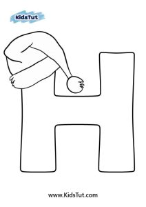 Amazing Christmas Letters coloring pages for kids - KidsTut