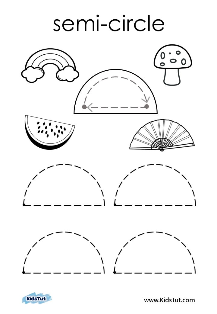 New Basic Shapes Worksheet Book for Kids - KidsTut
