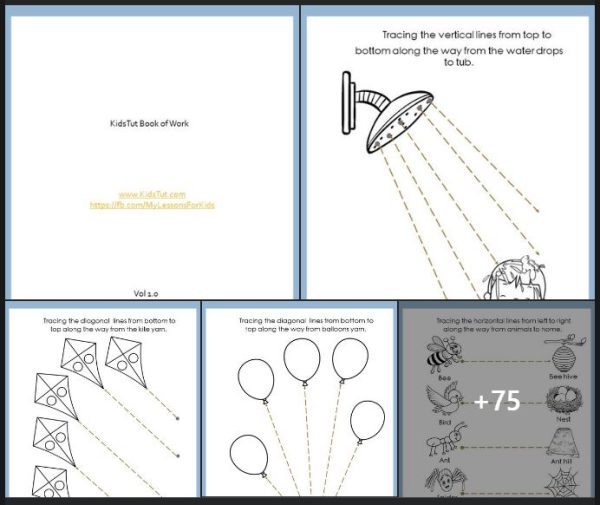 Kids Book of Work PDF ( 200 Lessons ) V 1.0 - KidsTut