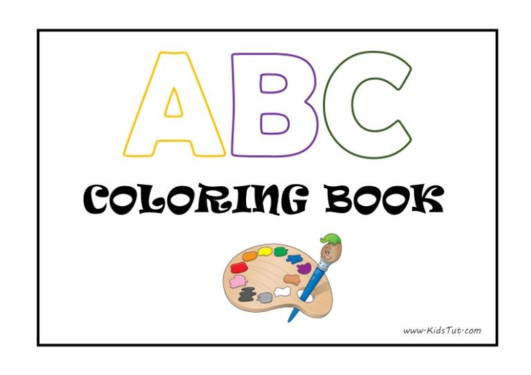 Free Printable ABC Alphabet coloring book for kids - KidsTut