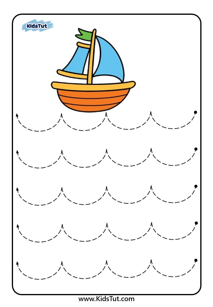 Exciting Pre-writing Worksheets for Kids - KidsTut