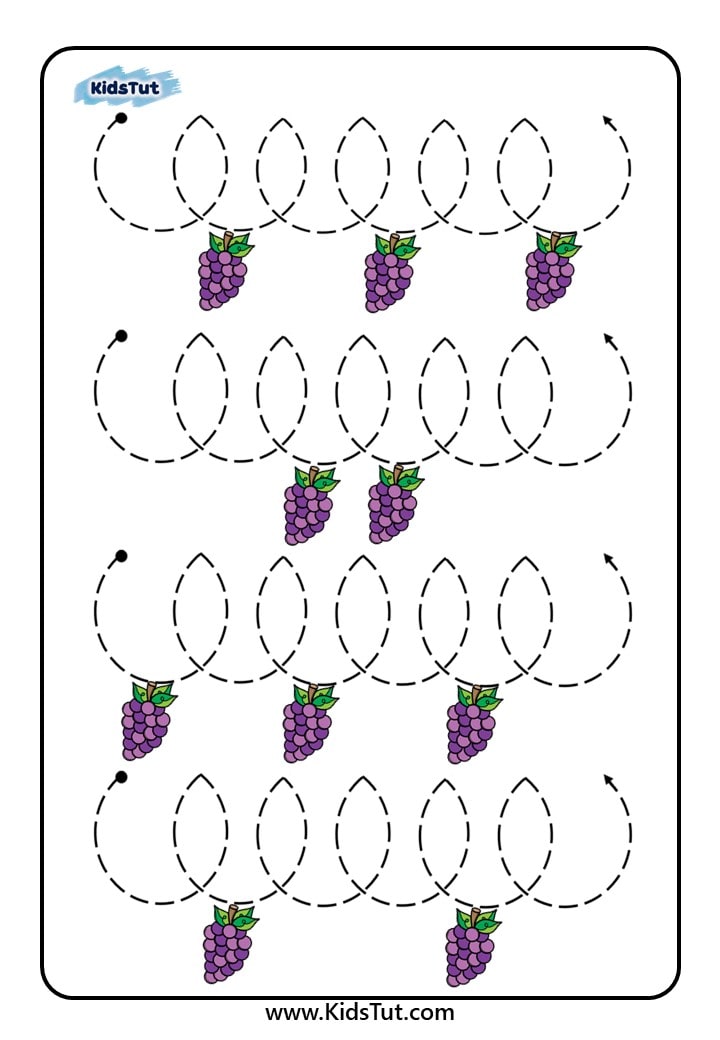 Exciting Pre-writing Worksheets for Kids - KidsTut